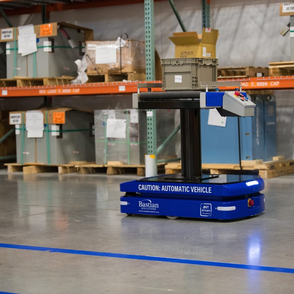 ML2 Mini Load Autonomous Vehicle - Toyota Material Handling Systems